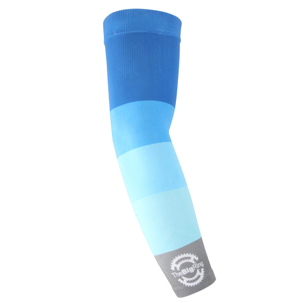 Lightweight Sunscreen Arm Sleeves BigRing – Ride Blues/Grey – bigring ...
